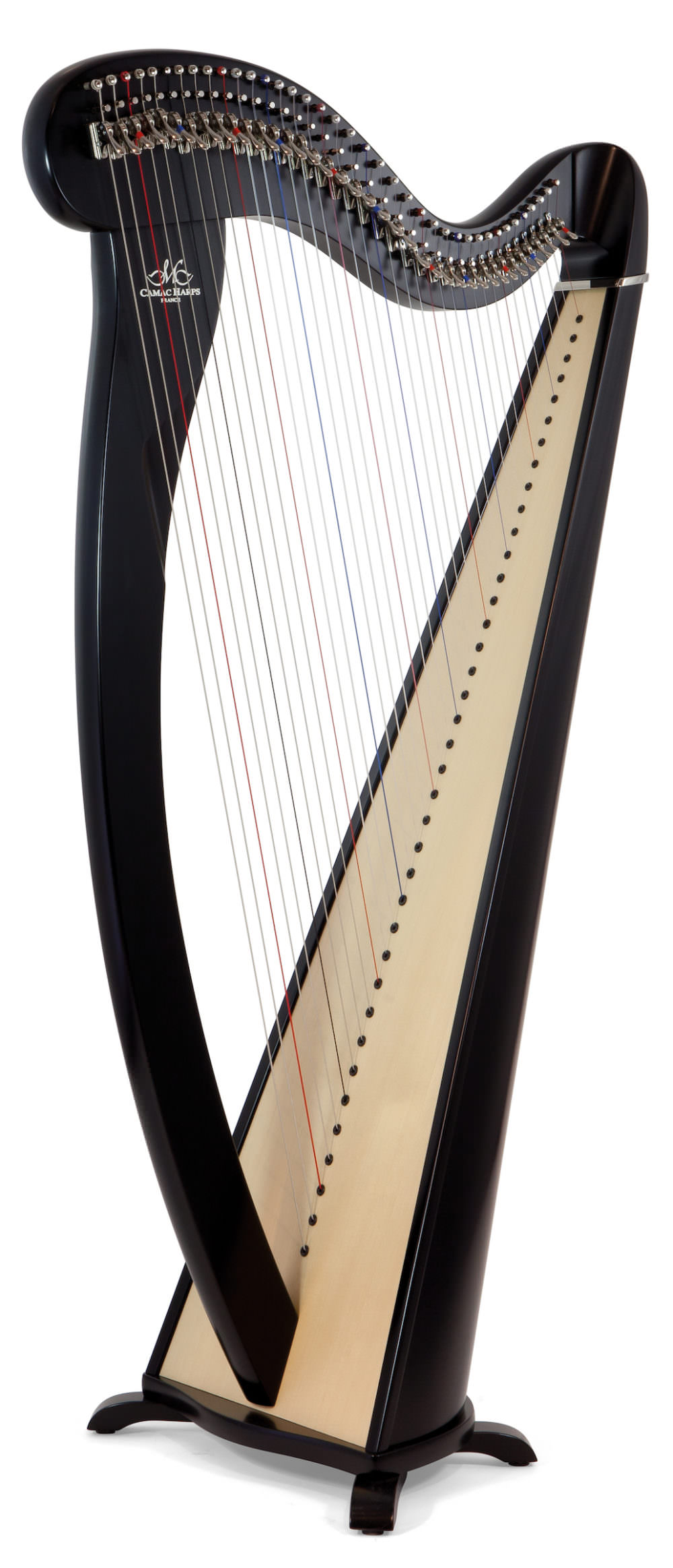 Melusine - Telyn lifer tannau neilon - Camac Harps Wales